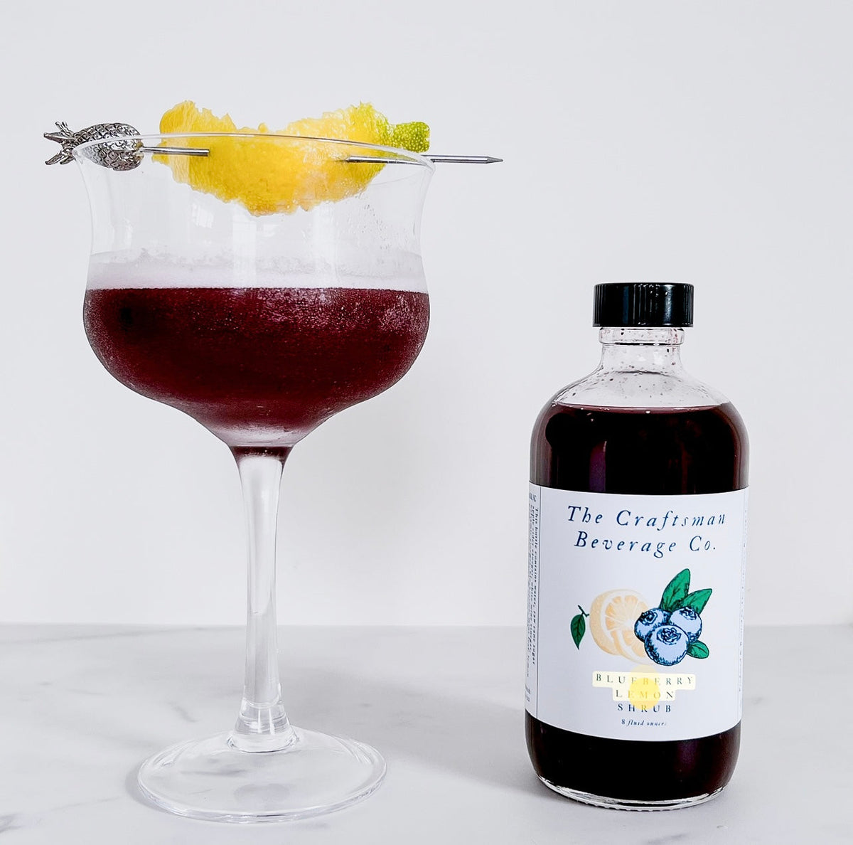 Papa Smurf's Cocktail: A Burst of Blueberry & Bourbon Delight – The ...
